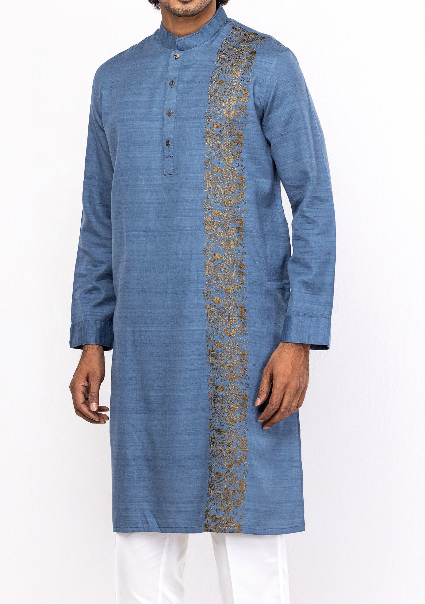 Aarong Embroidered Cotton Panjabi - db29249