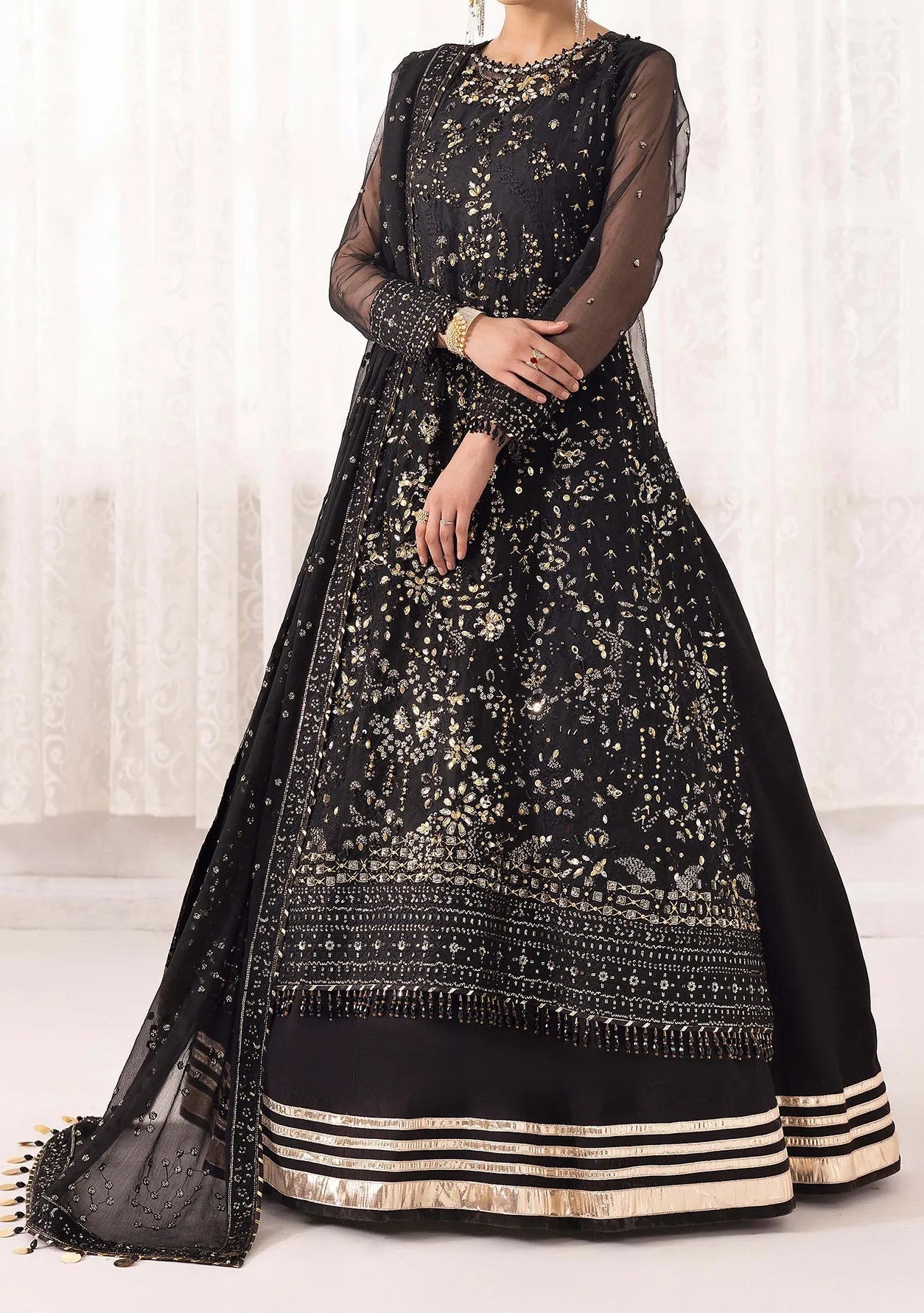 Adan's Libas Perfume Pakistani Luxury Dress - db30300