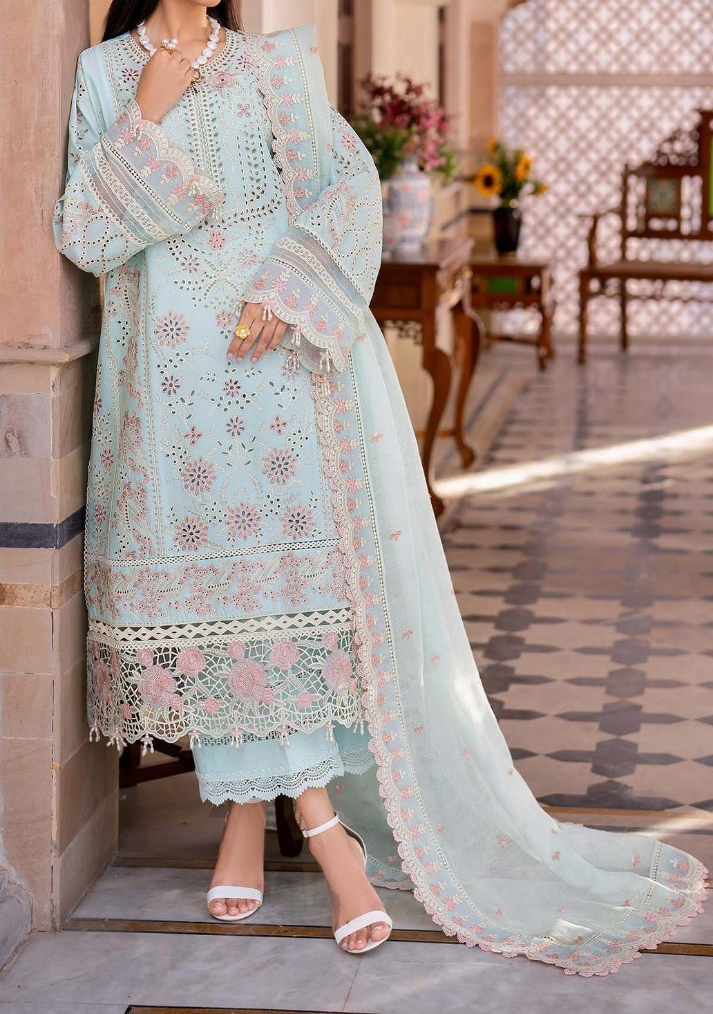 Akbar Aslam Pakistani Luxury Dress - db29017