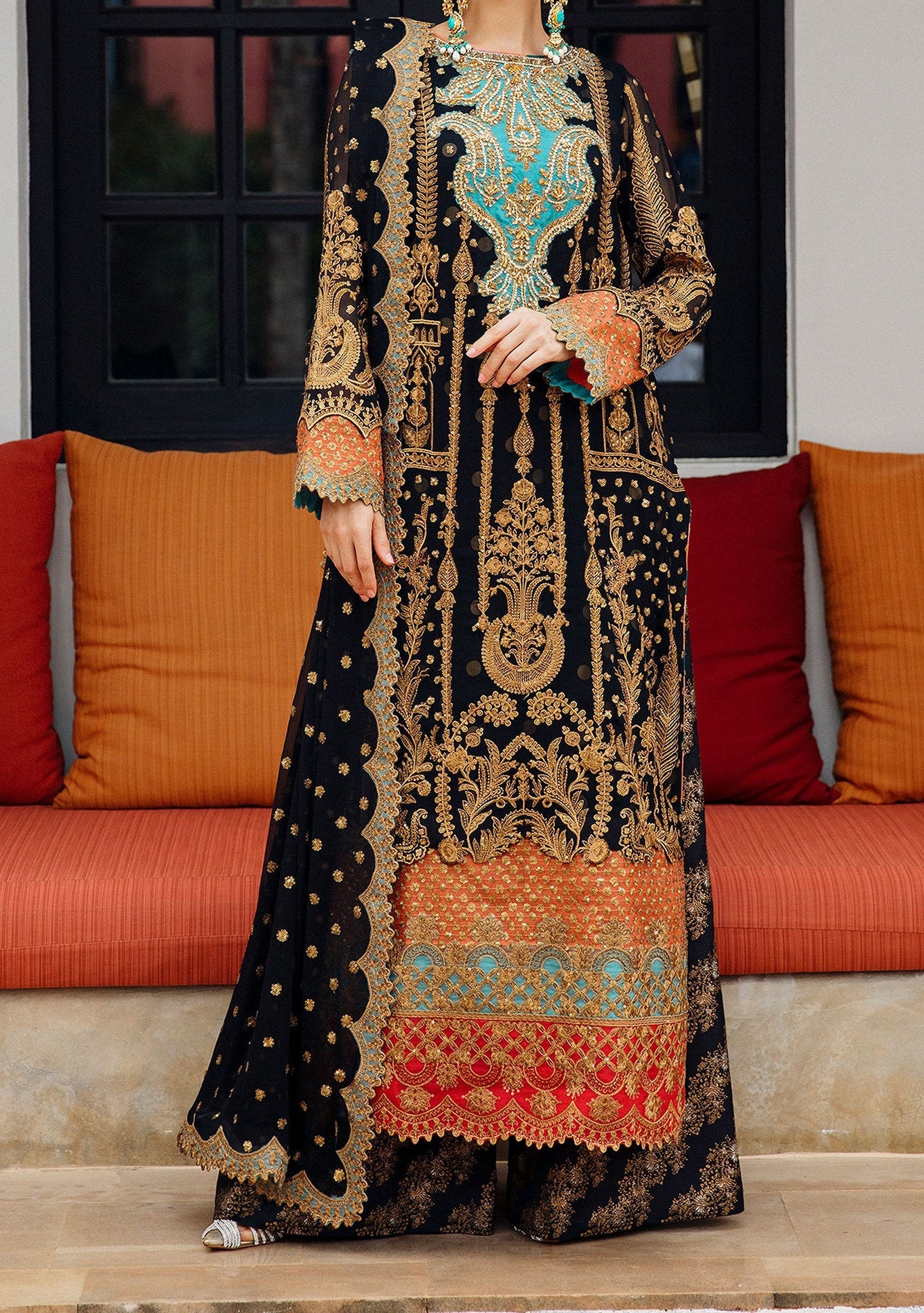 Maryum N Maria Zaira Pakistani Luxury Dress - db27104