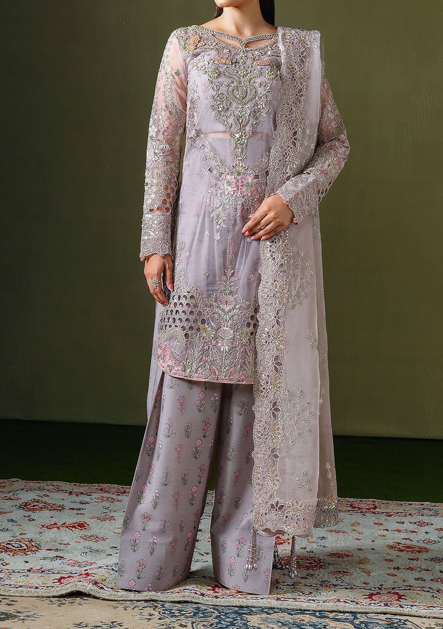 Ramsha Pakistani Luxury Organza Dress - db30327
