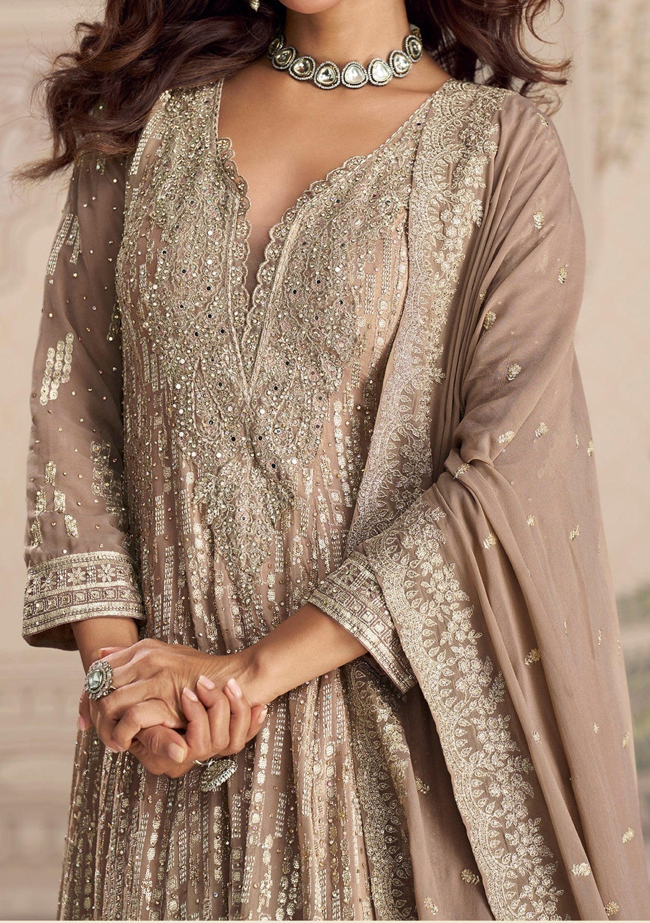 Sayuri Party Wear Anarkali Suit- db30531