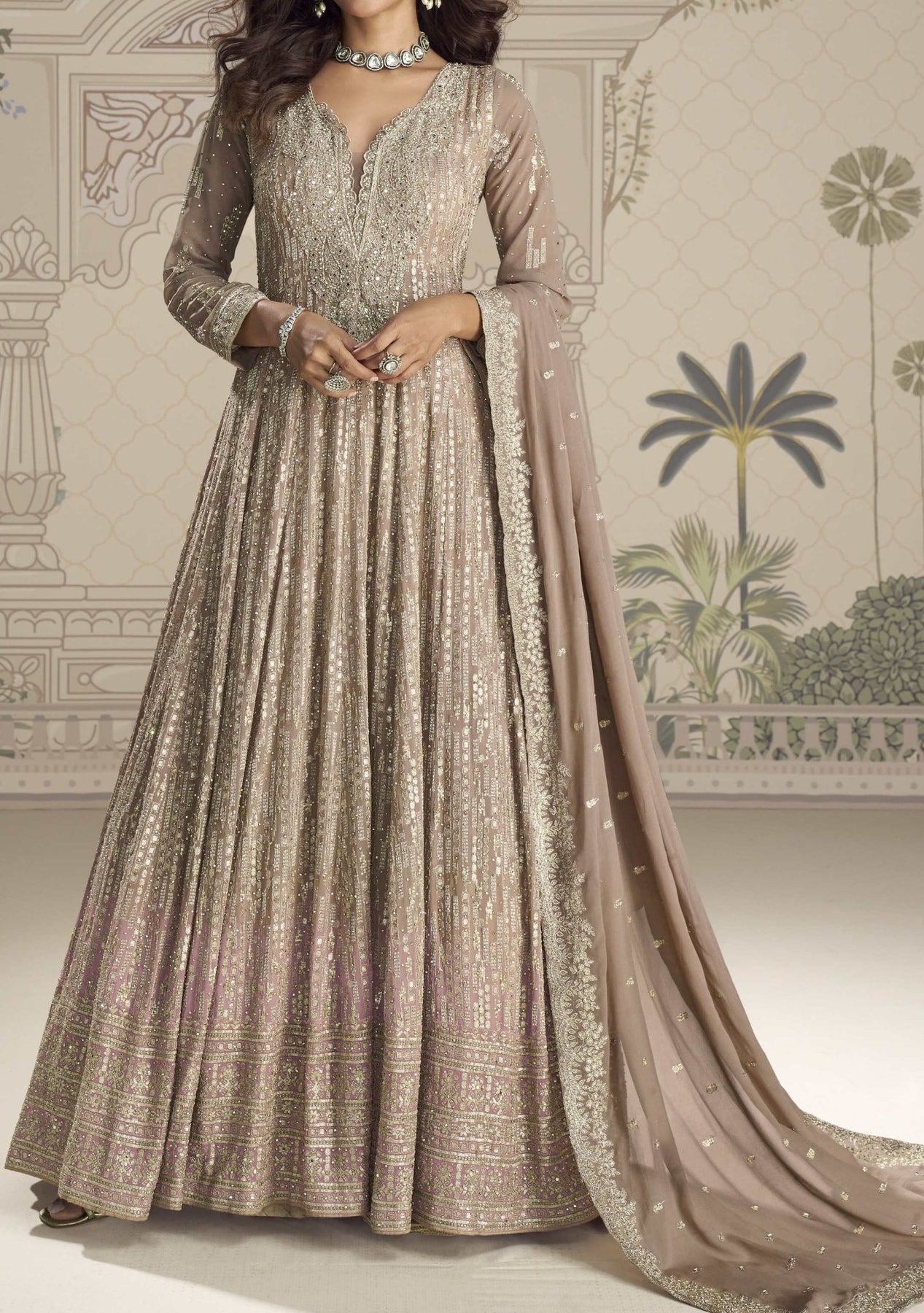 Sayuri Party Wear Anarkali Suit- db30531