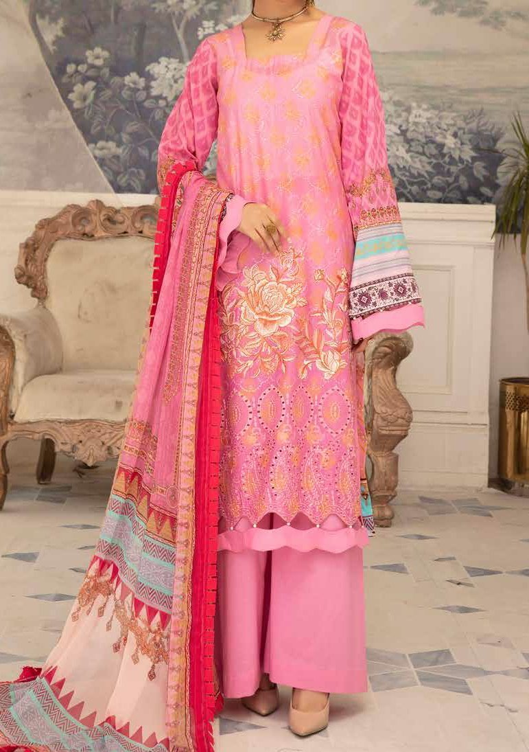 Hoor Riaz Arts Embroidered Pakistani Lawn Dress - db15322