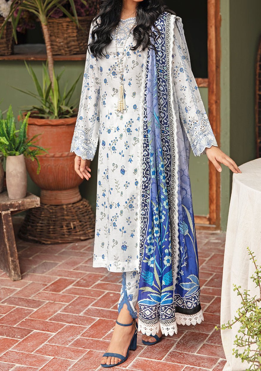 Ramsha Rangrez Embroidered Printed Lawn Dress - db25161